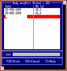 Common features and functions of data entry screens