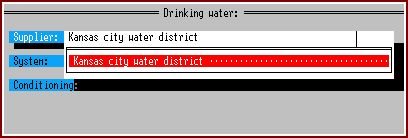 Common features and functions of data entry screens